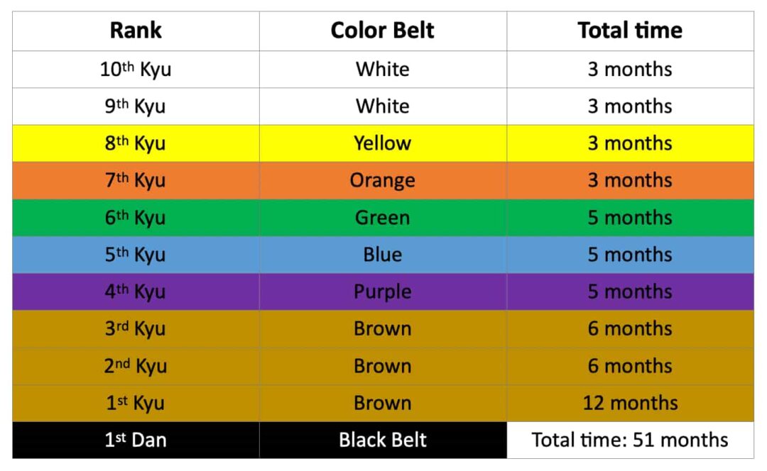 TKD vs. Karate – Key Differences in the Belt Ranking System – MMA Channel
