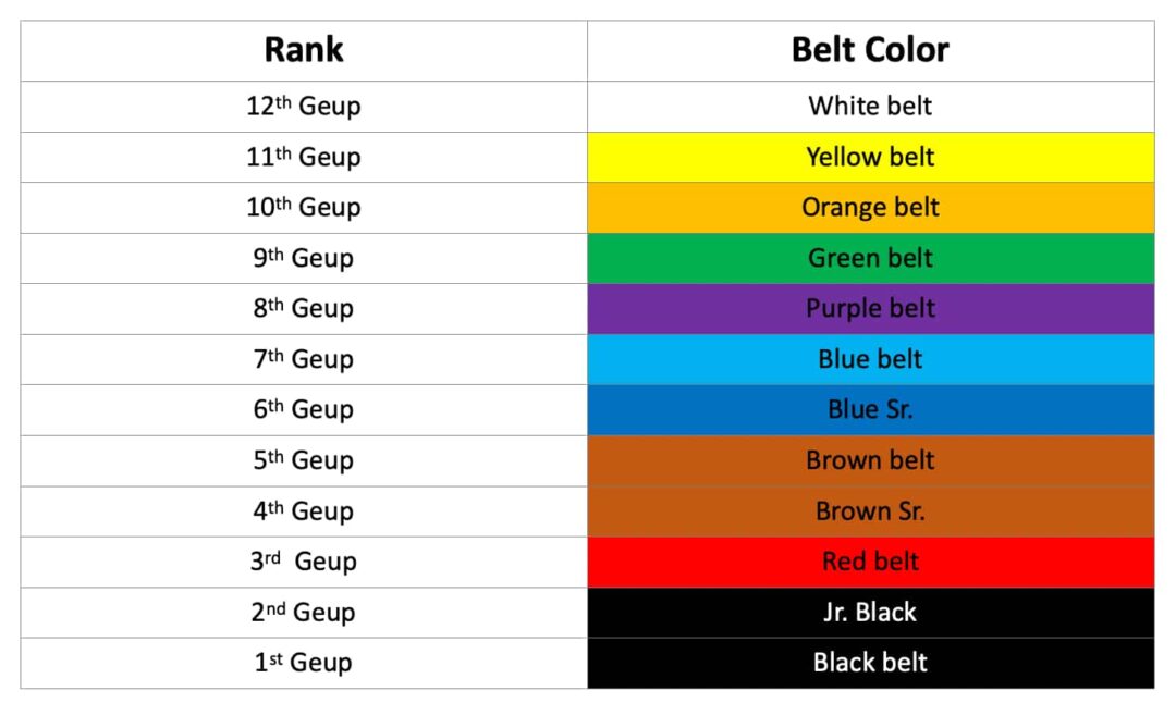 TKD vs. Karate – Key Differences in the Belt Ranking System – MMA Channel